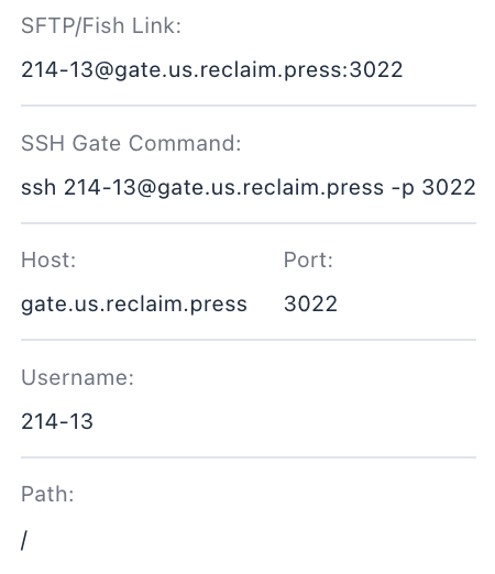 Using SSH or SFTP on ReclaimPress – Reclaim Hosting Using SSH or SFTP on ReclaimPress – Reclaim Hosting