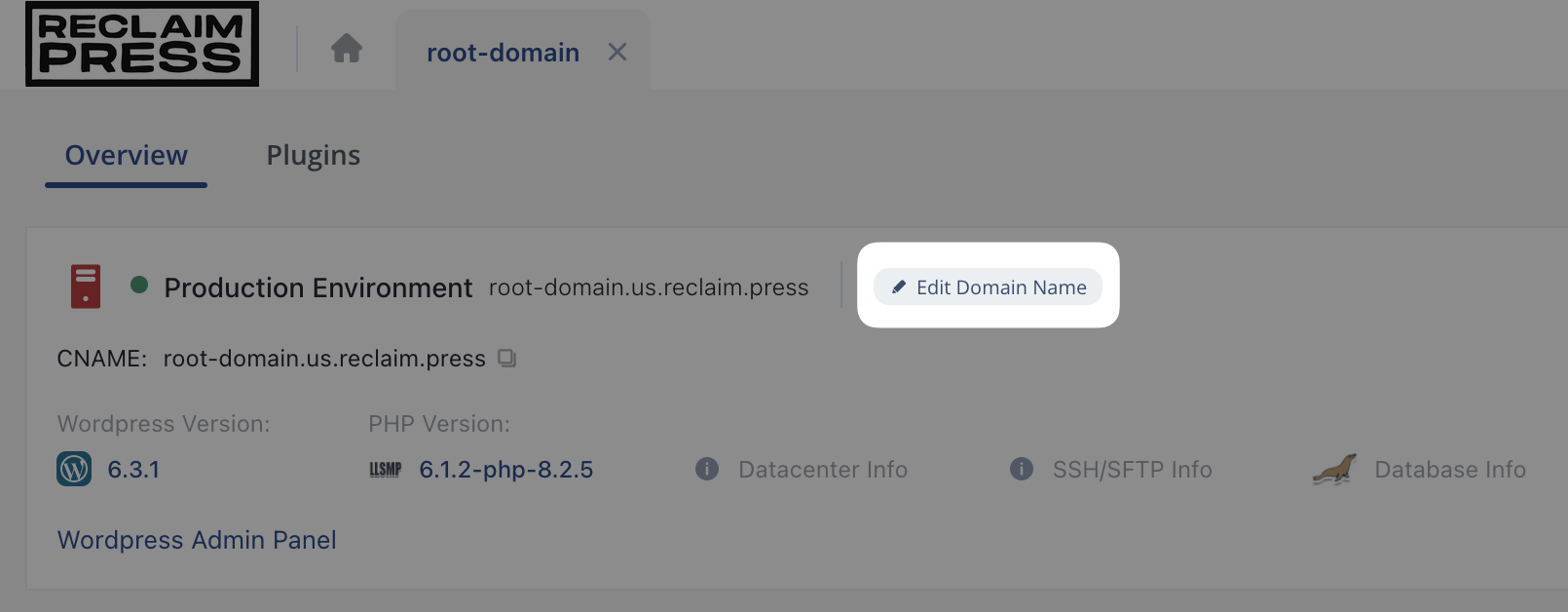 Mapping Domains in ReclaimPress – Reclaim Hosting